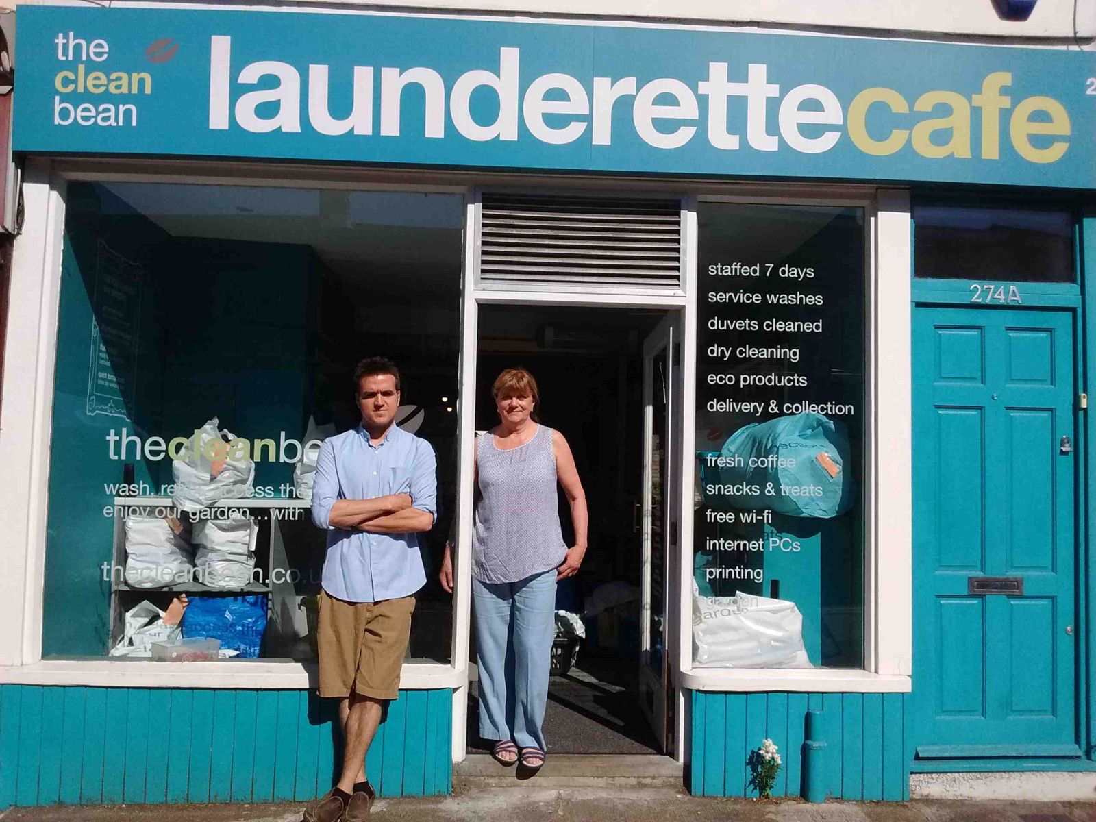 The Clean Bean Launderette Cafe is our Bristol Business of the Week