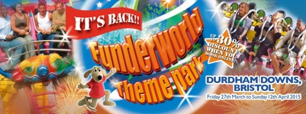 Funderworld opens in Bristol on 27th March 2015 for the Easter Holidays